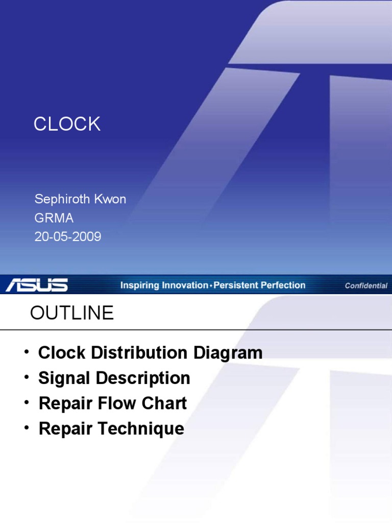 Asus Repair LESSON 2 - CLOCK | PDF | Electrical Network | Capacitor