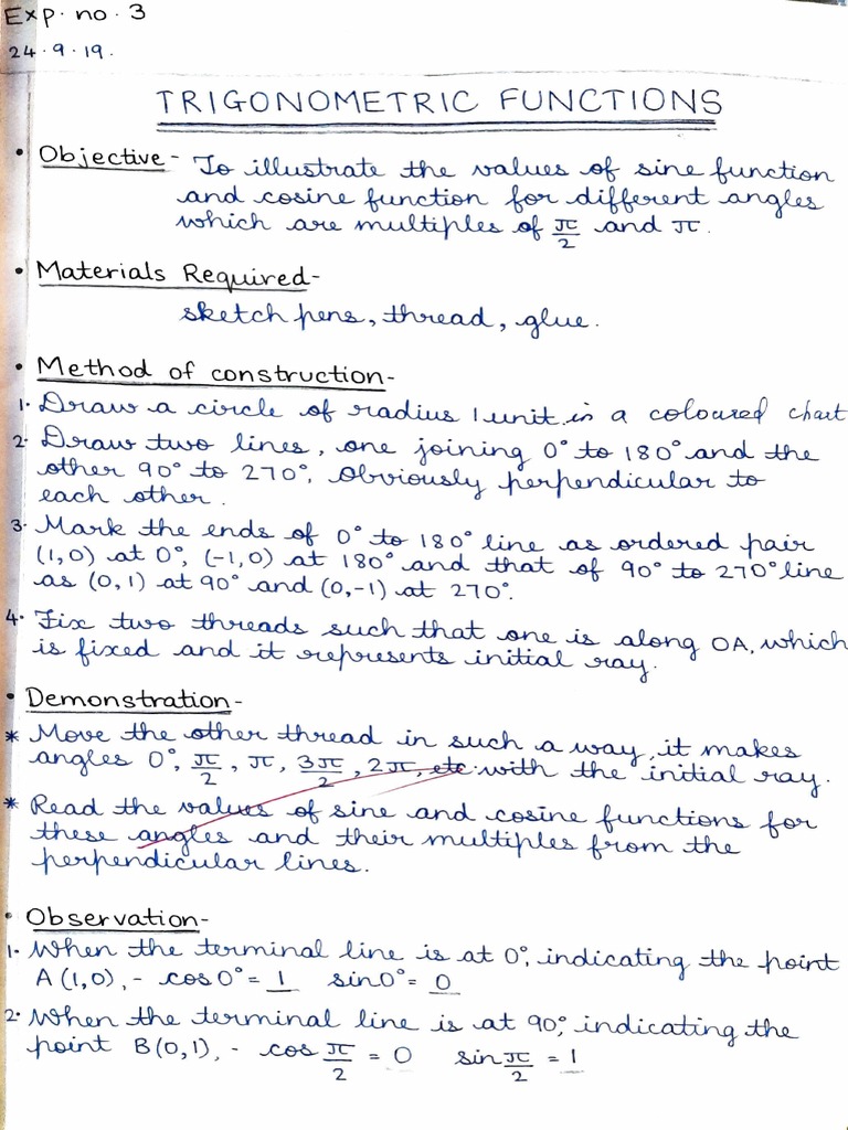 Trigonometric Functions | PDF