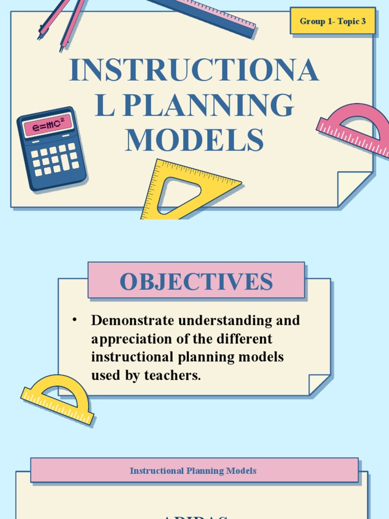 Instructional Planning Models Overview | PDF | Educational Assessment ...