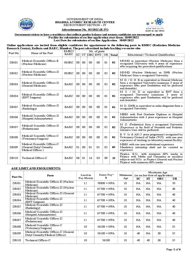 BARC | Download Free PDF | Nuclear Medicine | Medicine