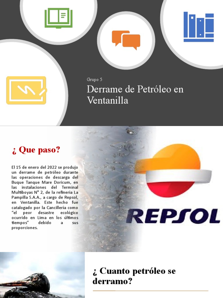 Derrame de Petróleo Repsol en Ventanilla 2022 | PDF | Derecho | Ciencia ...