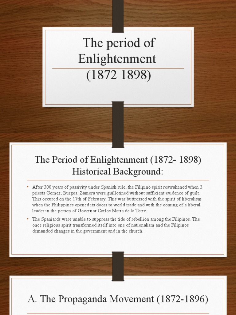 The Period of Enlightenment | PDF | Philippines