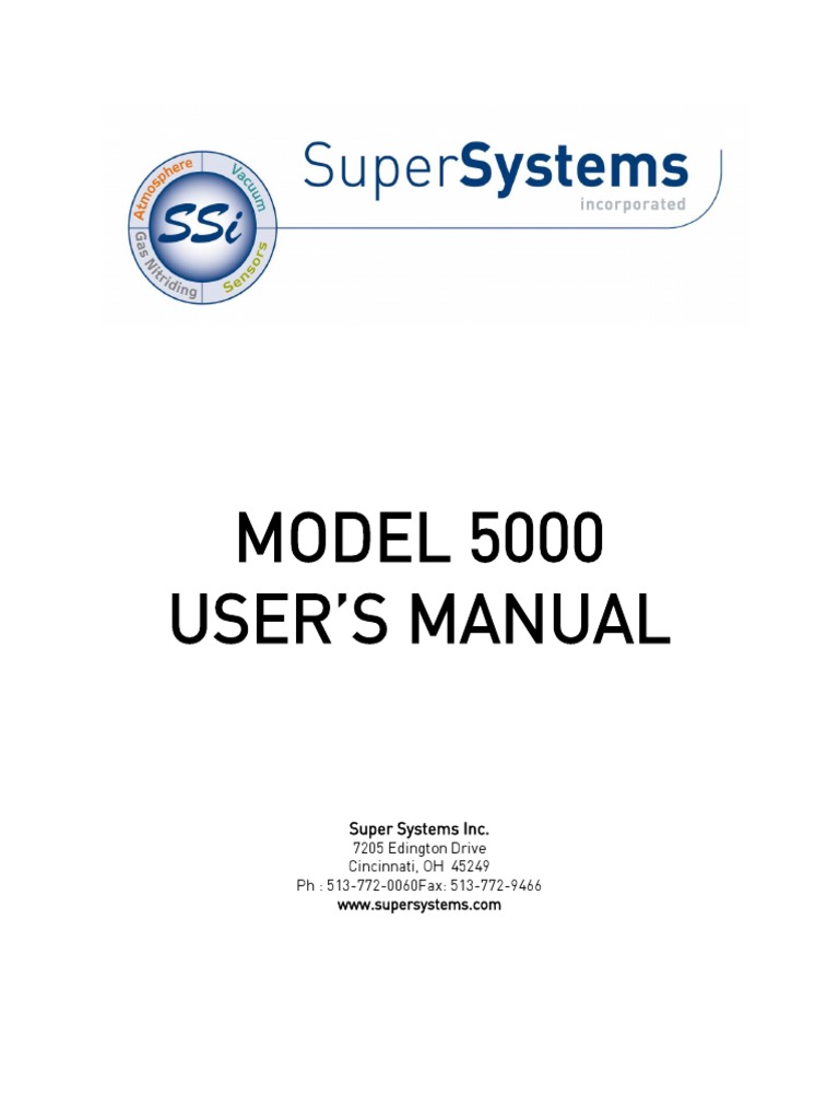Model 5000 Manual Operation | PDF | Switch | Equipment