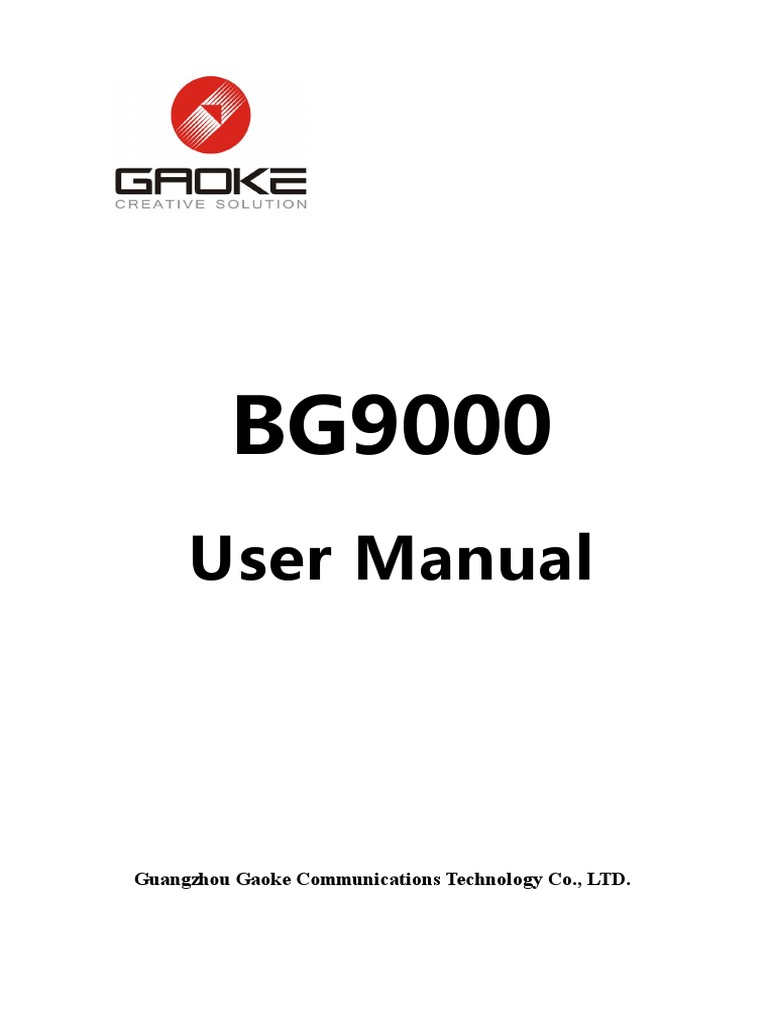 BG 9000 | PDF | Ip Address | Domain Name System