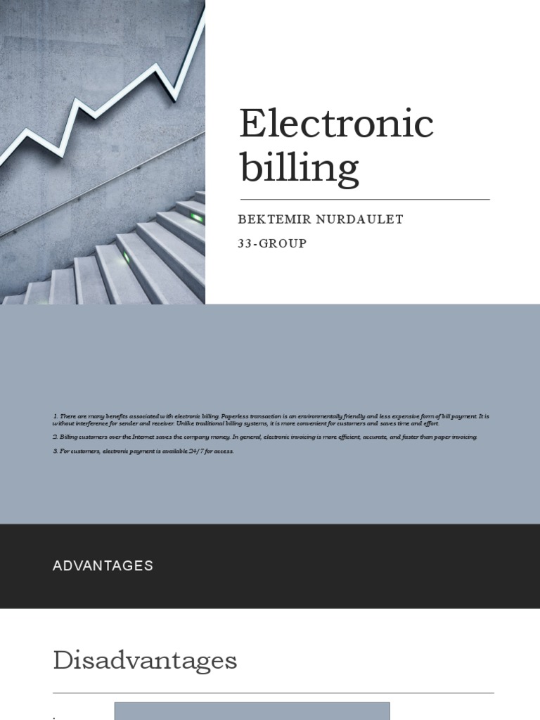 Electronic Billing | PDF | Business
