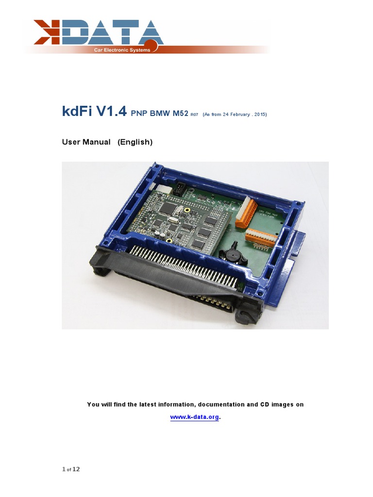 Kdfi V1.4: User Manual (English) | Download Free PDF | Usb | Ignition ...