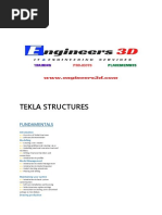 TEKLA Structural (Steel) Design PDF | PDF | Beam (Structure) | Civil Engineering