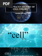 Cell Theory Timeline | PDF