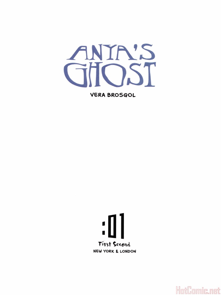 Anya's Ghost (PG 1-42) | PDF