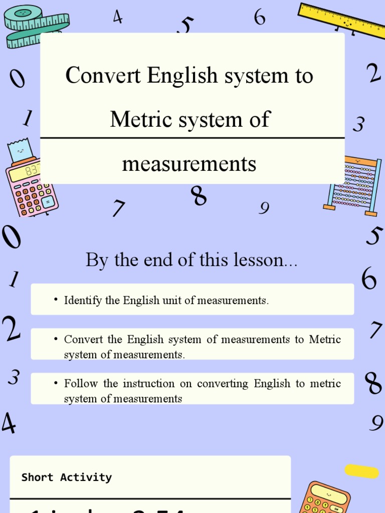 English to Metric Conversion Guide | PDF | Foot (Unit) | Inch