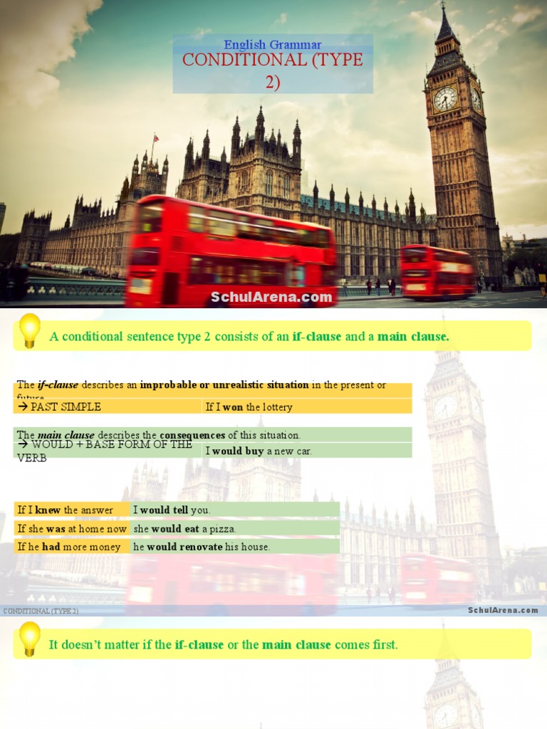 Conditional Type 2 | Download Free PDF | Grammar | Language Mechanics