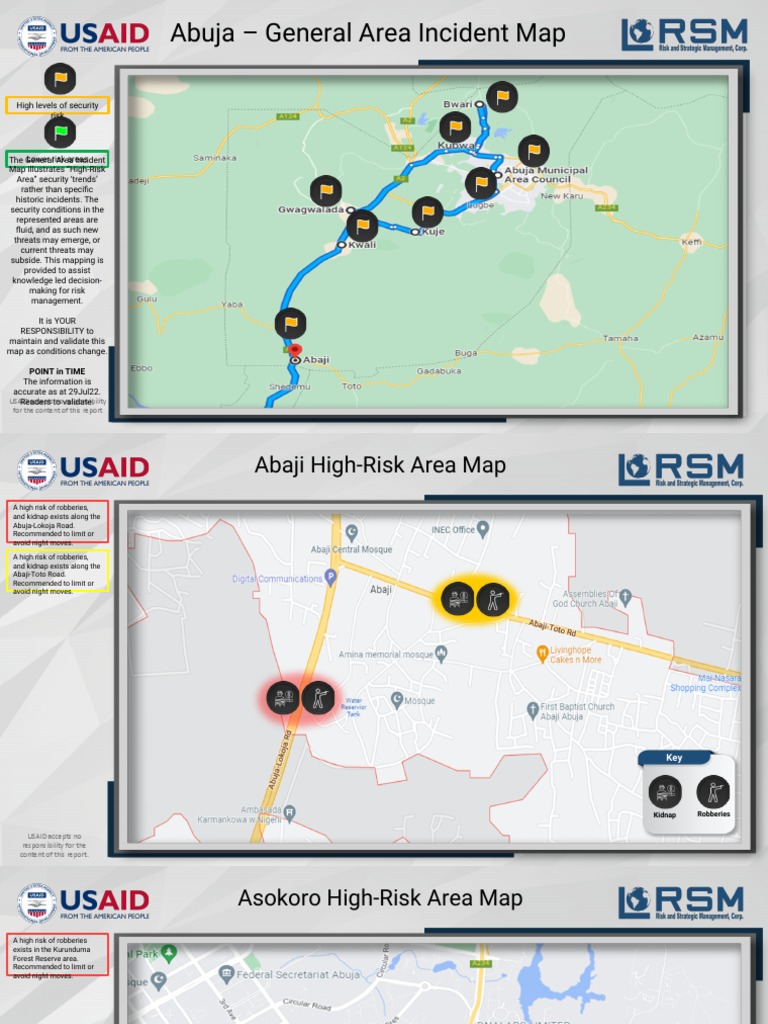 29jul22 Abuja Incident Map | PDF
