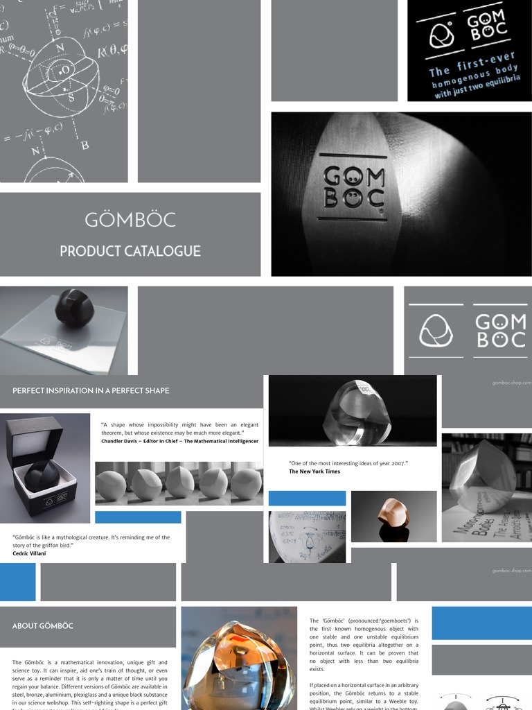 Gomboc Webshop Catalogue | PDF | Science
