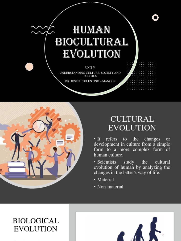 Unit V - Human Biocultural Evolution | PDF | Evolution | Homo