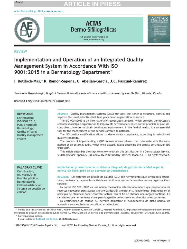 Iso 9001 2015 233 | PDF | Calidad | Pensamiento sistémico