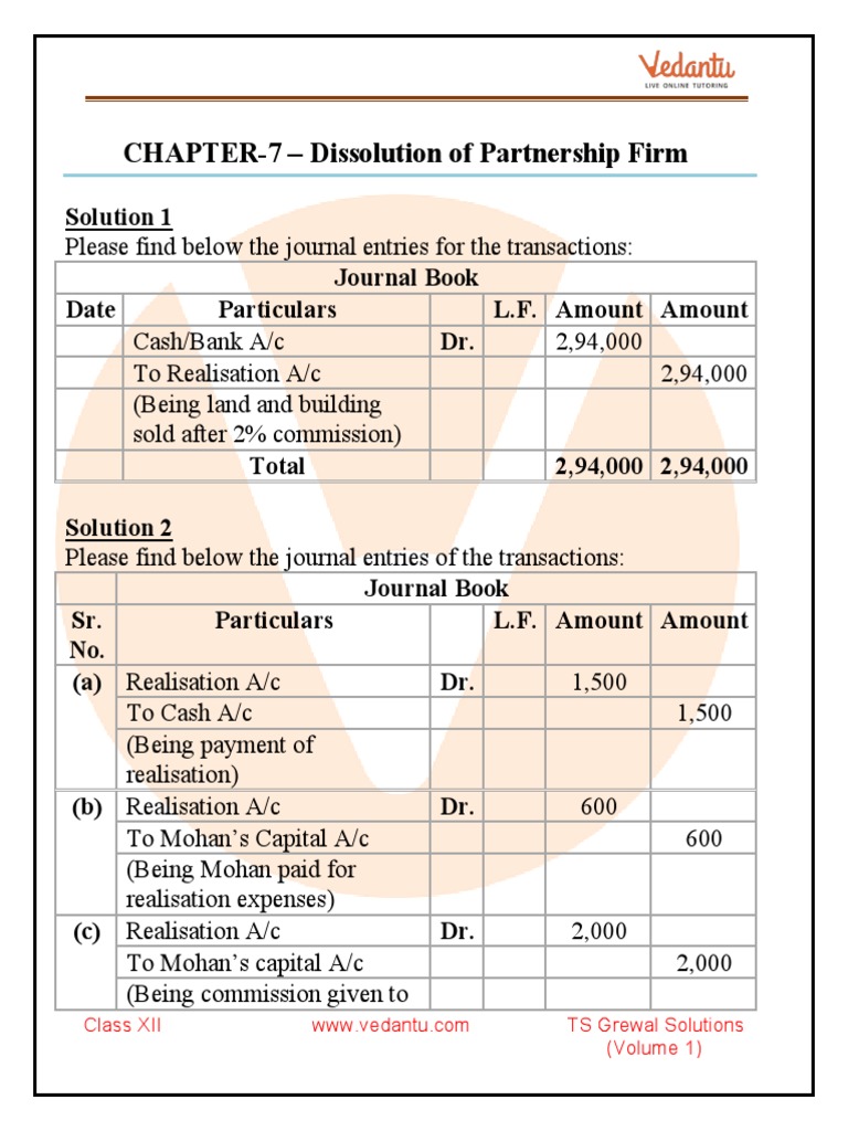 TS Grewal Solutions Class 12 Accountancy Volume 1 Chapter 7 ...