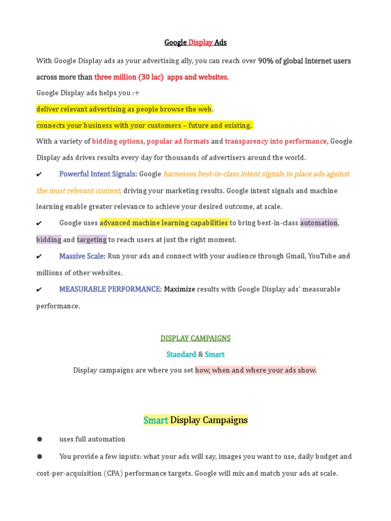 Display ADs | PDF | Advertising | Marketing