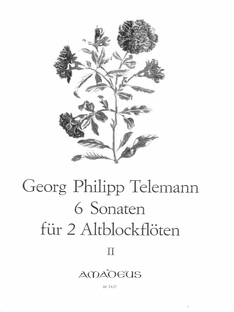 6 Sonaten - Telemann | PDF