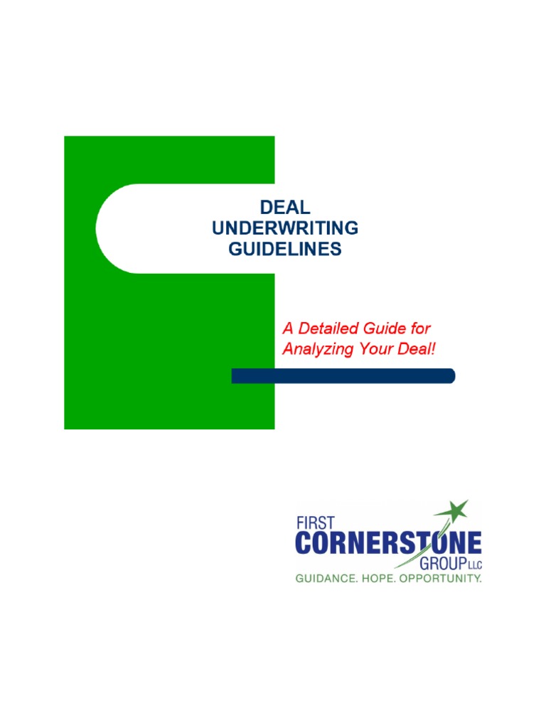 Underwriting Guidelines - Lance Edwards | PDF | Renting | Payroll Tax