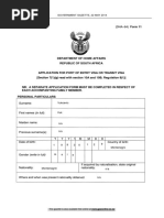 (DHA-1738) Form 8: Department of Home Affairs Republic of South Africa ...