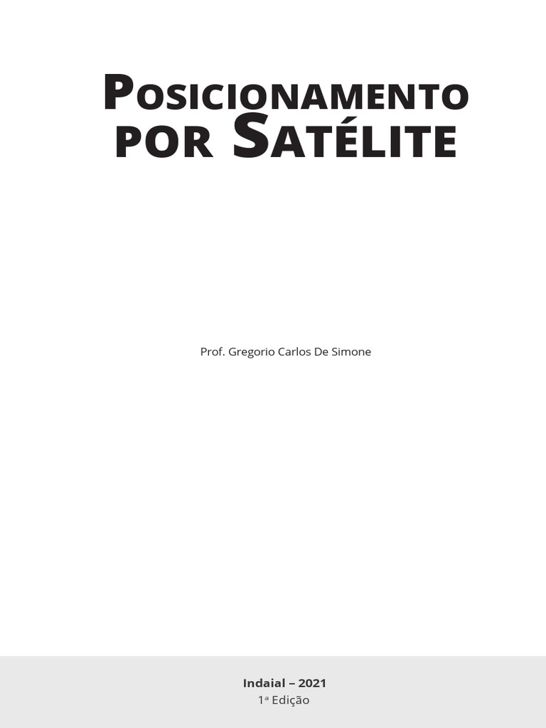 Posicionamento Por Satélite | PDF | Sistema de Posicionamento Global ...