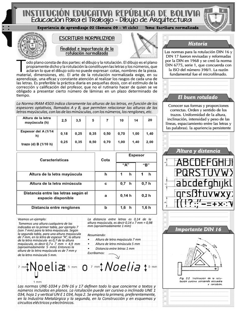 Letras Normalizadas | Descargar gratis PDF | Caso de carta | Dibujo