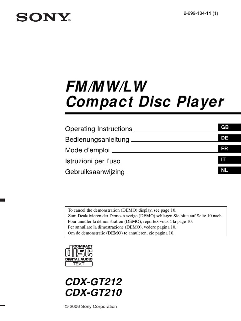 Radio CD | PDF | Compact Disc | Antenna (Radio)