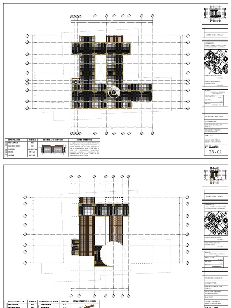 Planos Estructurales | PDF