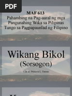Bikol Words | PDF