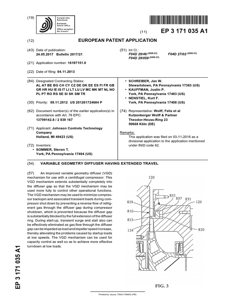 Variable Geometry Diffuser Extended Travel | PDF | Actuator | Gas ...