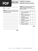 518567681 Focus 2 2E Workbook Answers - 1 Vocabulary Exercise 1 1 Unsociable 2 Boring 3 Relaxed ...