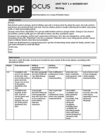 FOCUS 2 Unit Test For Student 1 | PDF