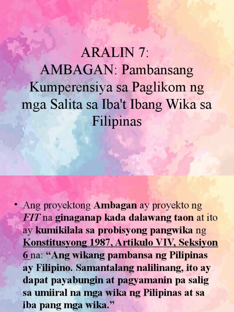 Aralin 7 Dalumat | PDF