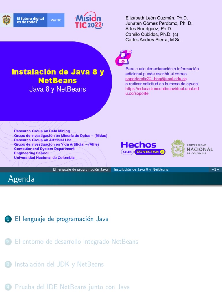 01a-Instalacion Java NetBeans | PDF | Java (lenguaje de programación) | máquina virtual de Java