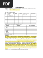 Electrical Drive - LAB-Manual | PDF | Direct Current | Rectifier