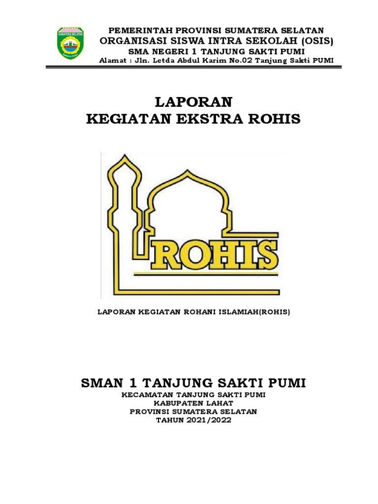 Laporan Rohis | PDF | Karier & Perkembangan