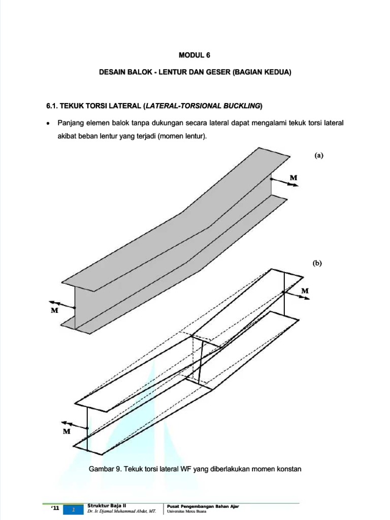 PDF Tekuk Torsi Lateral DL | PDF