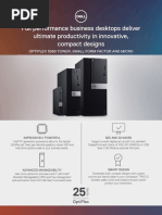 Dell Optiplex 3000 Desktop Specification | PDF