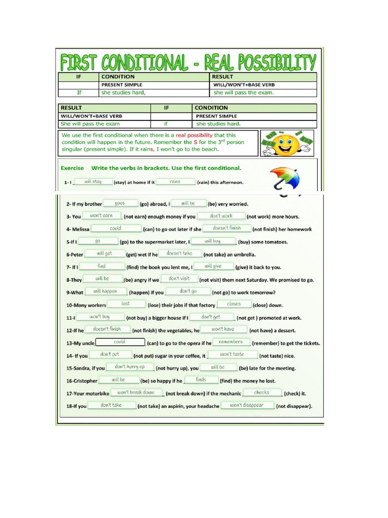 First Conditional | PDF