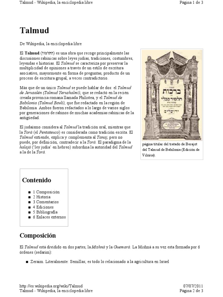 Introducción al Talmud Judío | PDF | Talmud | Judaísmo