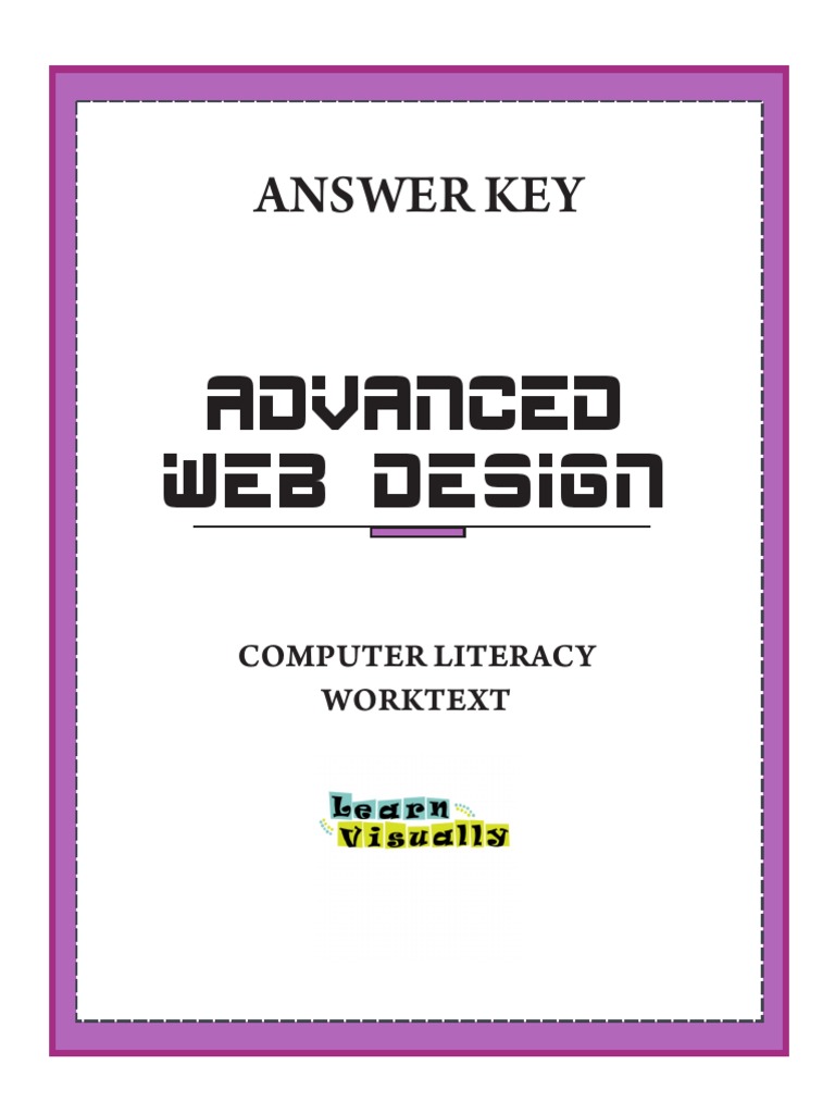Advanced Answer Key | PDF | Hyperlink | World Wide Web