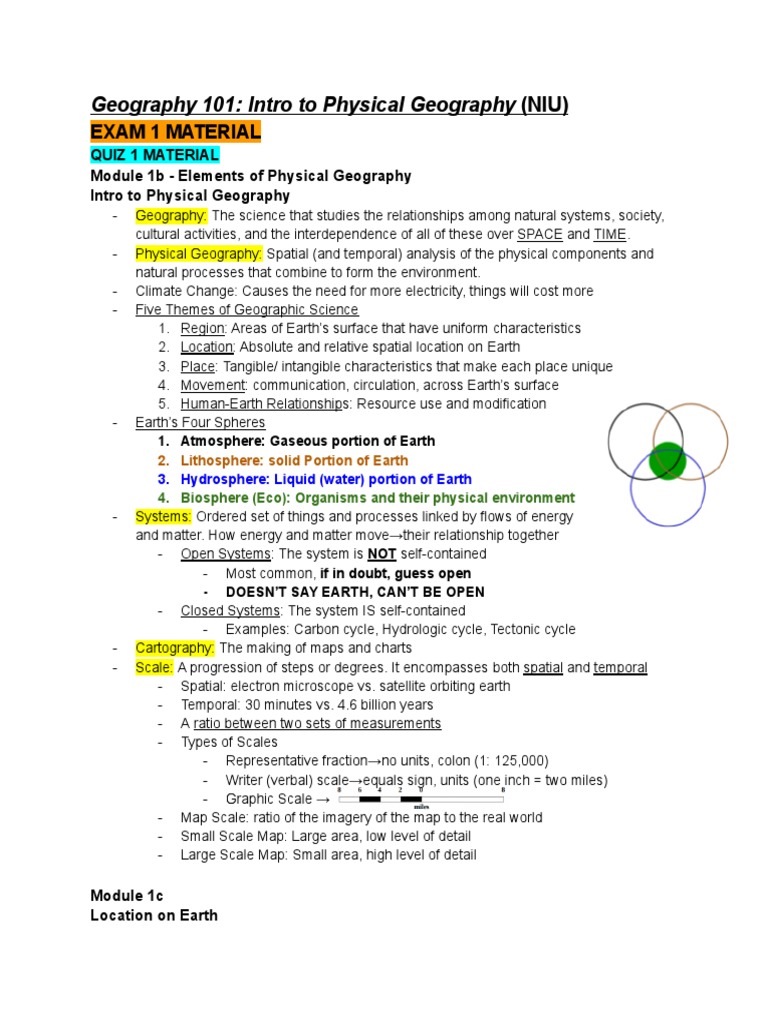 GEOG 101 Notes | PDF | Rock (Geology) | Plate Tectonics