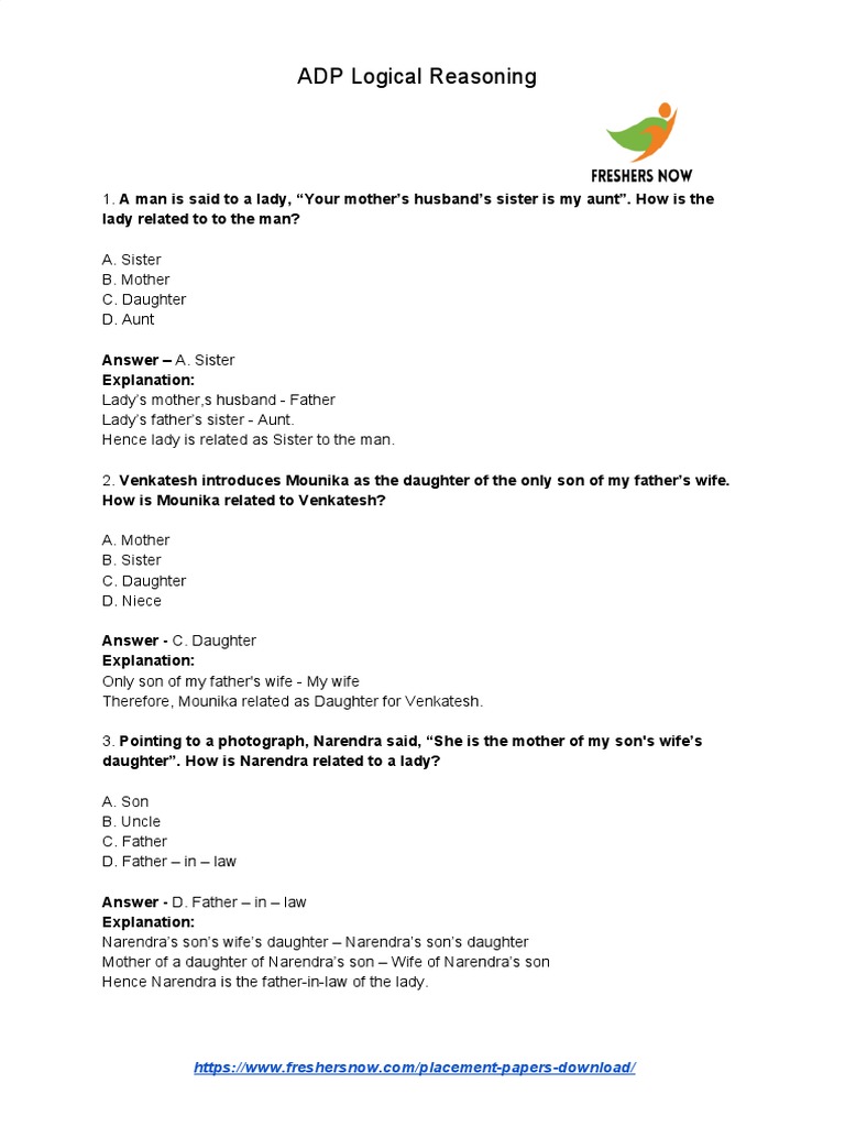 ADP-Logical-Reasoning | PDF | Argument