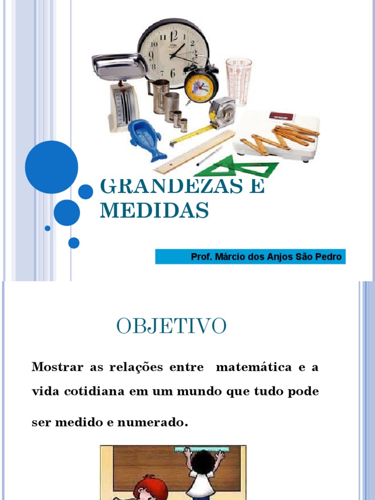 Matematica Grandezas e Medidas Profº Marcio A São Pedro | Download ...