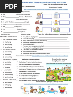 Reading Comprehension - Verb To Be | PDF