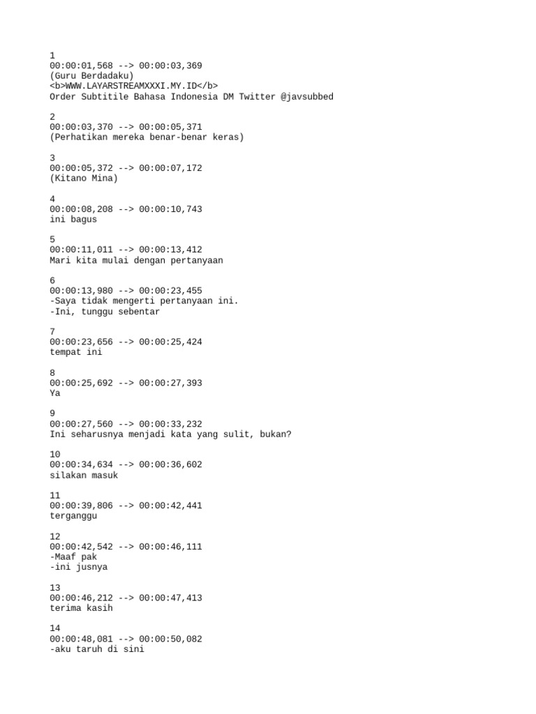 (Lsxxxi) .Sub - Indo.hmn 150.Srt | PDF