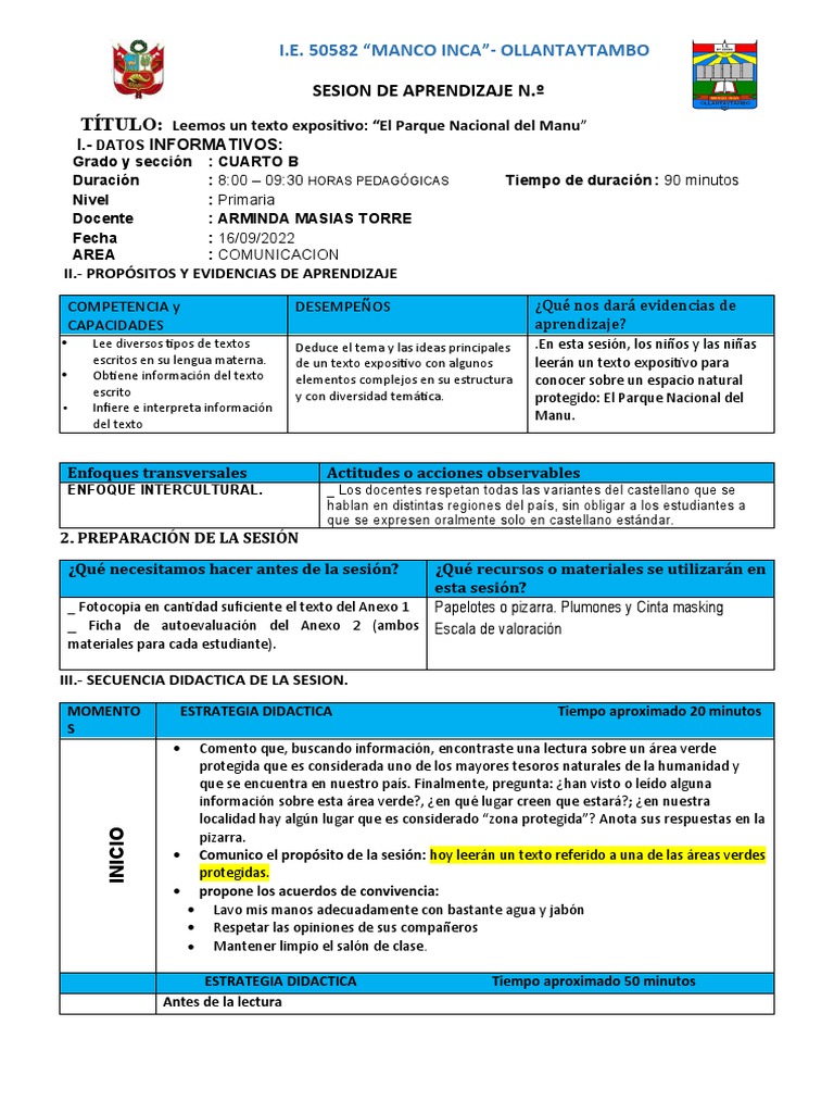 Sesion Comunicacion 16-09-22 | Descargar gratis PDF | Aprendizaje | Modificación de comportamiento