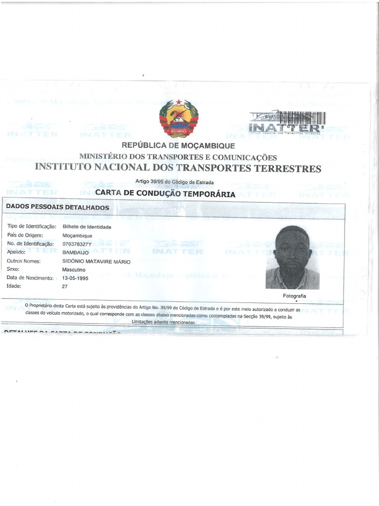 Carta de Condução | PDF