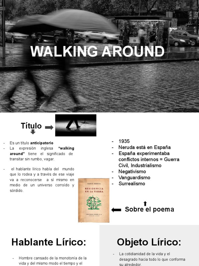 Walking Around | PDF | Recursos poéticos | Estética