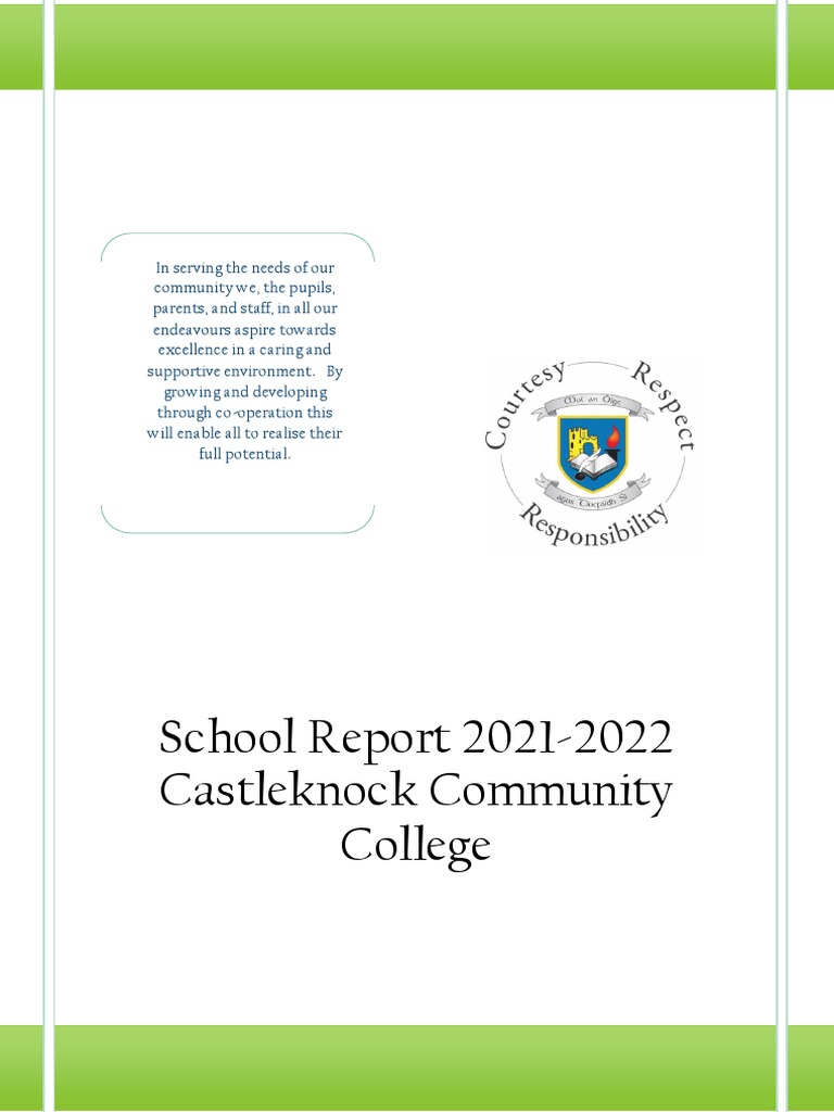CCC School Report 2021-2022 | PDF | Teaching Method | Educational ...